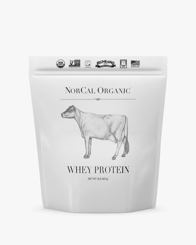 NorCal Organic Whey Protein: Grass Fed, Organic Whey Protein Powder