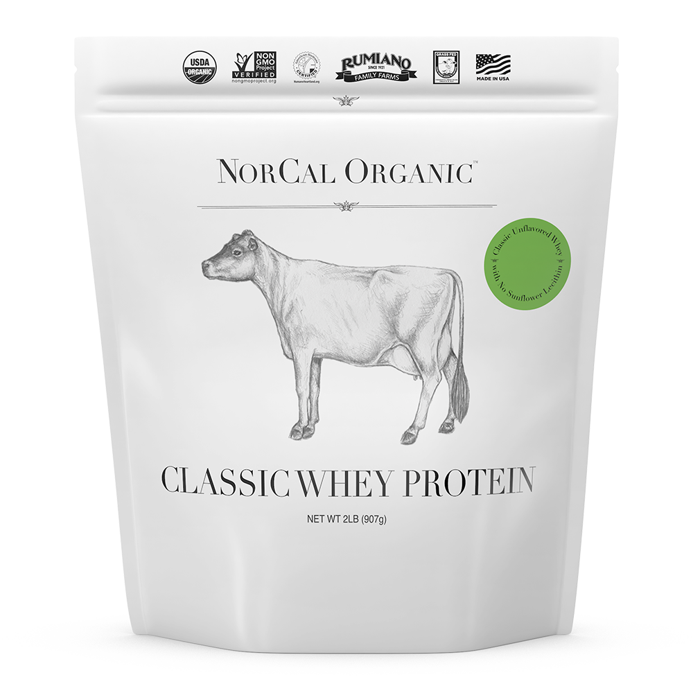 NorCal Organic Whey Protein: Grass Fed, Organic Whey Protein Powder